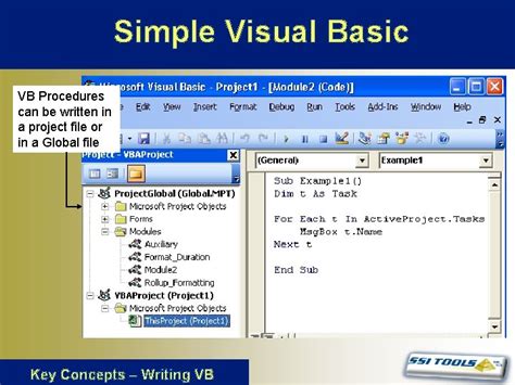 simple visual basic key concepts 2 simple vb