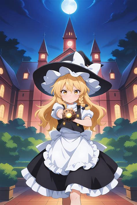 Marisa Kirisame And Marisa Witch Of Scarlet Dreams Touhou Project