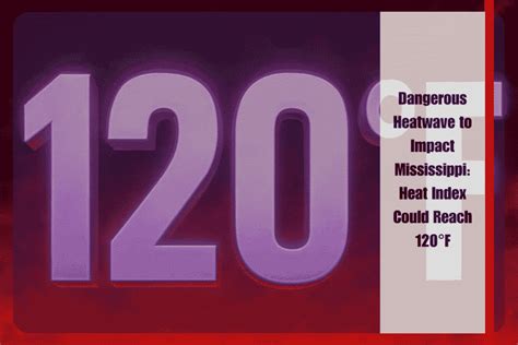 Dangerous Heatwave To Impact Mississippi Heat Index Could Reach 120°f Huron Insider