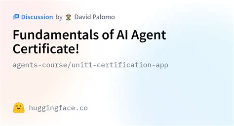 agents-course/unit1-certification-app · Fundamentals of AI Agent Certificate!