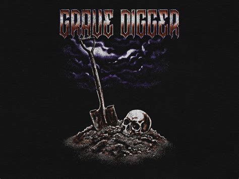 Retro Grave Digger Vintage Skull Art Grunge Shovel Dtf Dtg Shirt