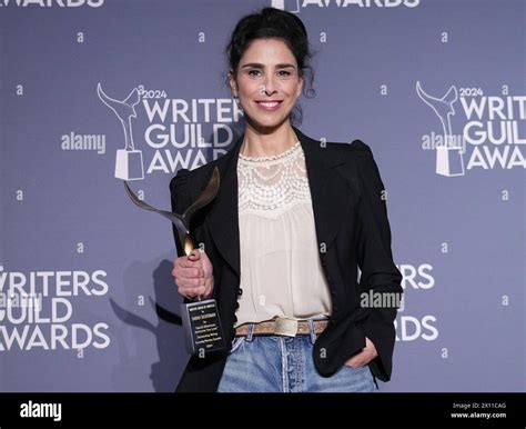 Los Angeles Usa 14th Apr 2024 Sarah Silverman Winner Of The