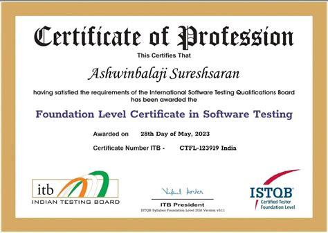 Ashwinbalaji S On Linkedin Expleogroup Istqb Istqbcertification Istqbcertified Testing…
