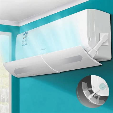 에어컨 앞유리 확장 가능한 행잉 타입 직접 날림 방지 공기 디플렉터 가정용 배플 앞유리 티몬