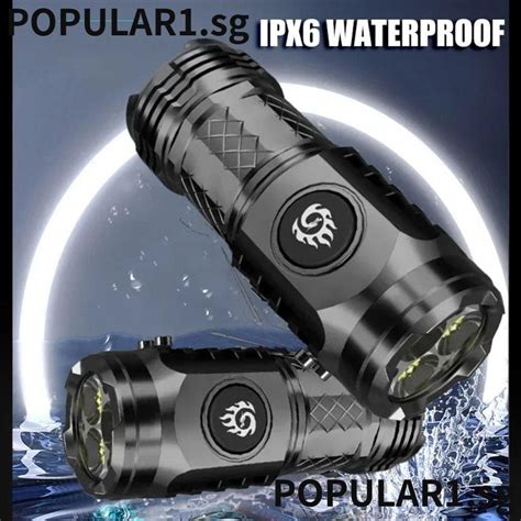 Popular Thumb Flashlight Front Lighting Flashlight 5 Gear Mini Flashlight Abs Super Strong