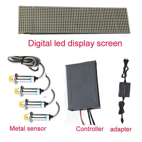 Led Password Display Board W 4 Metal Sensors Escape Room Prop