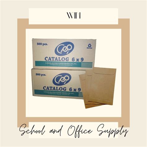 Catalog Envelope 6x9 Any Brand Cppi Centurian Shopee Philippines