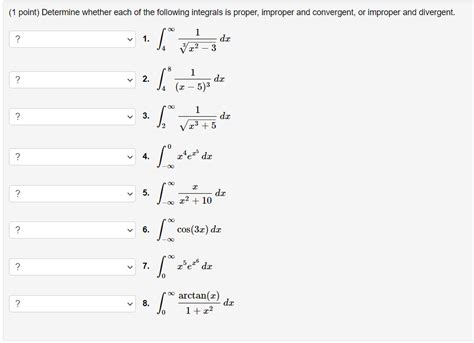 Solved Point Determine Whether Each Of The Following Chegg Com