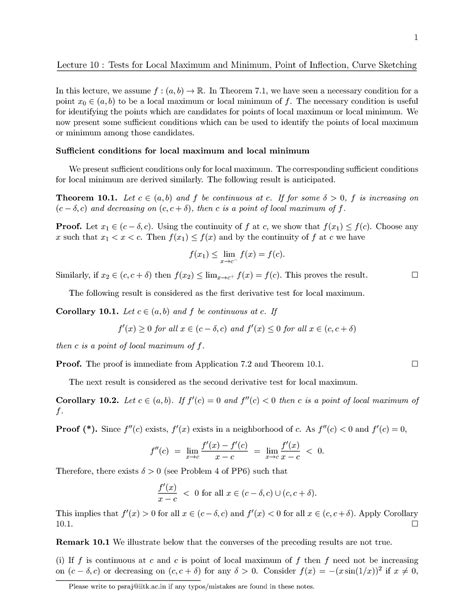 ln 10 21 lecture notes ps shanmugraj mathematics iit kanpur