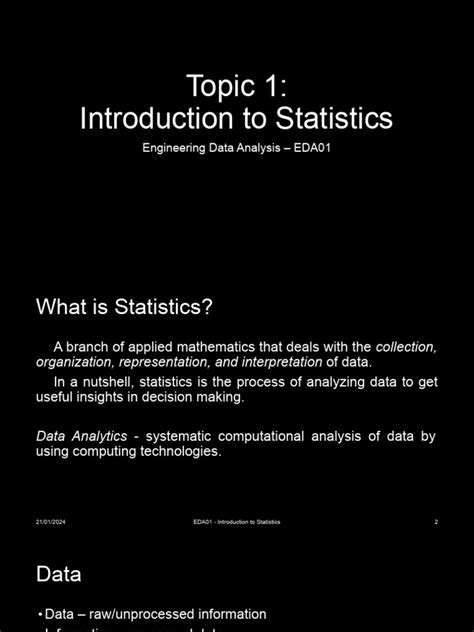 eda topic 1 pdf level of measurement statistics