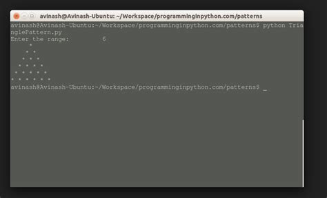 Pyramid Pattern In Python Medium