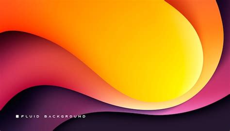 Premium Vector Smooth Gradient Wavy Dimension Layers Colorful Background