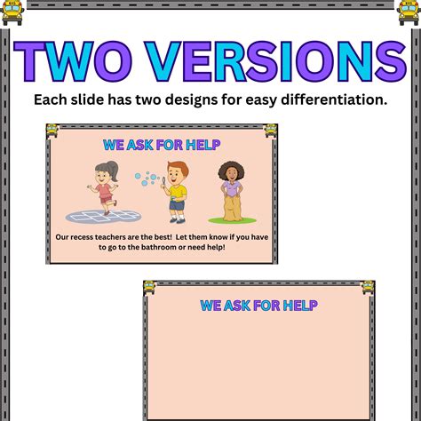 Editable Recess Rules And Procedures Slides In Powerpoint For Elementary Reset Made By Teachers