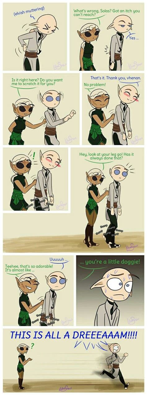 Pin By Niyera On Solas Dragon Age Funny Dragon Age Comics Dragon