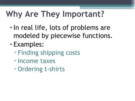 2 7 Piecewise Functions Ppt