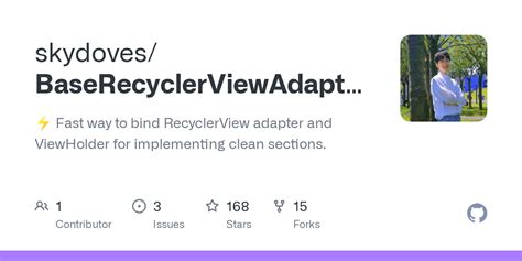 Github Skydovesbaserecyclerviewadapter ⚡ Fast Way To Bind Recyclerview Adapter And