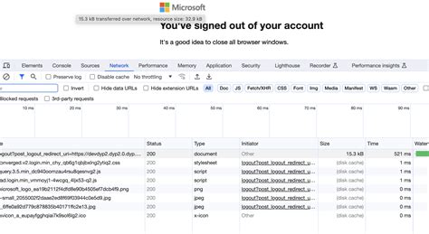 Azure Ad B2b Logout Redirect Not Working Microsoft Qanda