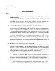 CWTS MODULE ASSESSMENT TUMBAGA JOHN JEFFREI O BSCS N Pdf John Jeffrei O Tumbaga