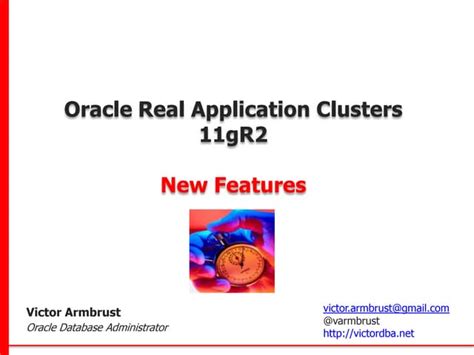 Oracle Real Application Clusters 11gr2 New Features Ppt