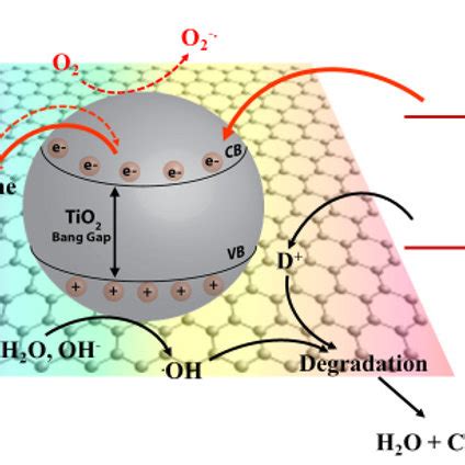Mechanisms Of UV And Visible Light Activation Of TiO With G In The Download Scientific Diagram