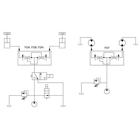 Hydac Flow Combination Divider Schematics