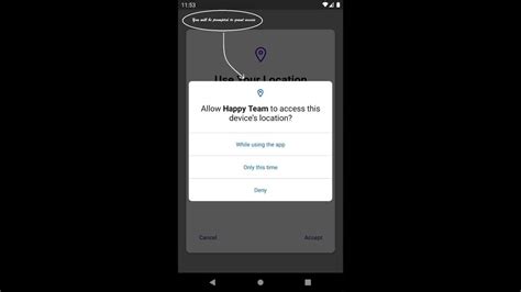 Happiness In Transit Happy Team App Gps Permissions Demo Youtube