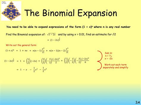 PPT The Binomial Expansion PowerPoint Presentation Free Download ID