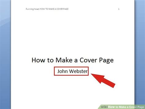 6 Ways To Make A Cover Page WikiHow