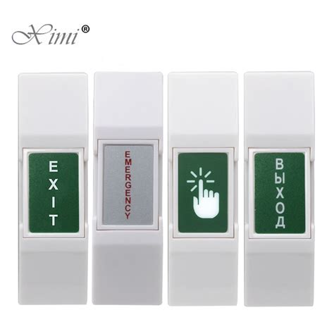 Pc Fireproof Plastic Request To Door Exit Button E Grandado