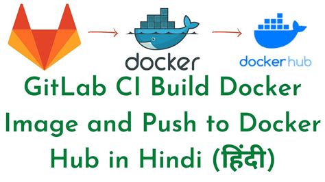 6 gitlab ci cd in hindi हिंदी build and push docker image to docker