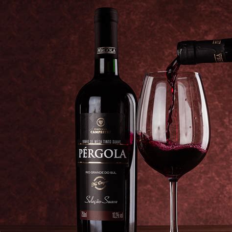 Vinho Pérgola Tinto Suave 750ml Distribuidora Coelmar