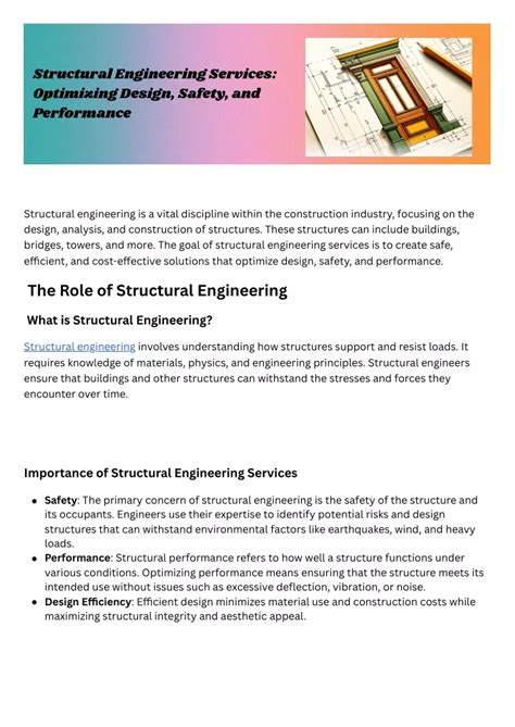 Ppt Structural Engineering Services In Usa Powerpoint Presentation