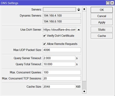 Dns Conditional Forwarding Question Rmikrotik