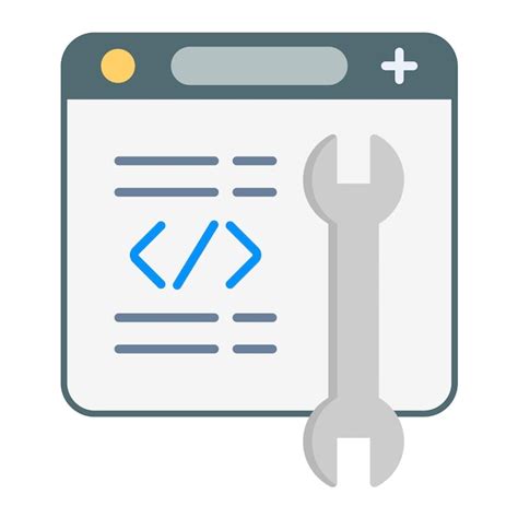 Premium Vector Code Engineering Flat Illustration