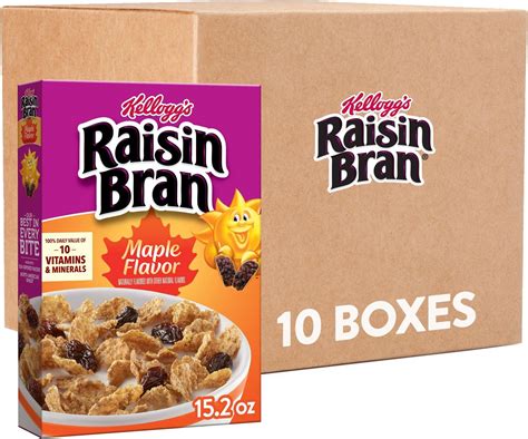 Kelloggs Raisin Bran Cold Breakfast Cereal High Fiber
