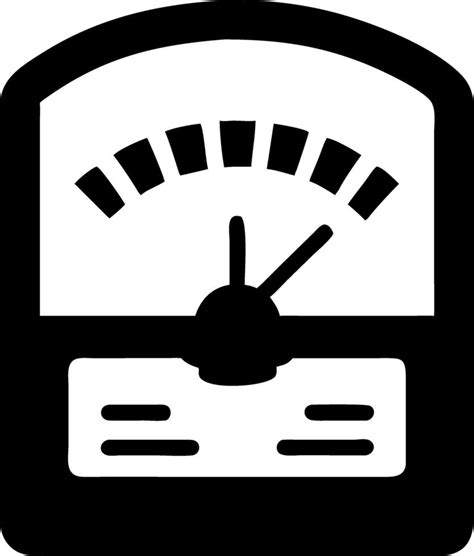 Vintage Analog Gauge Illustration For Technical Designs And Education