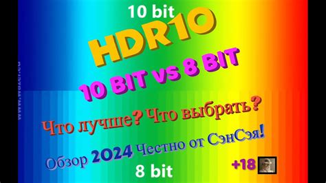 Hdr 10 Bit Vs 8 Bit Hdr 8 Bit фикция Что лучше Что взять Обзор