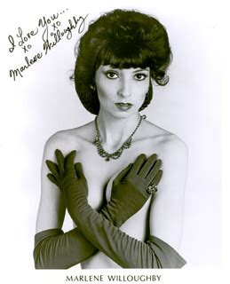 Marlene Willoughby Autographed Signed Photograph Historyforsale