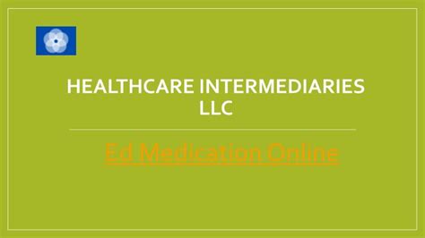 Ppt Ed Medication Online Powerpoint