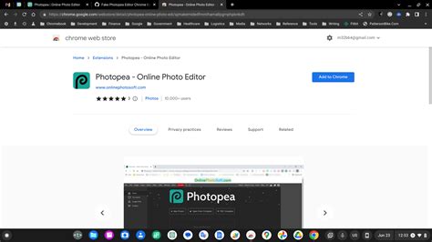 Fake Photopea Editor Chrome Extension In Chrome Web Store · Issue 5773