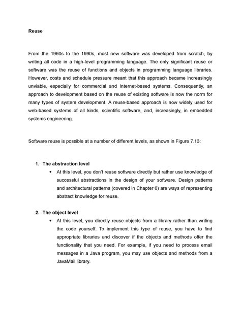 reuse reuse from the 1960s to the 1990s most new software was