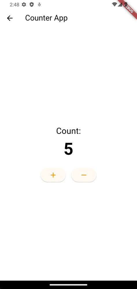flutter state management mvc pattern example for building a counter app