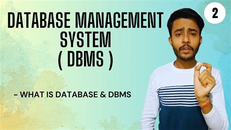 Database And Dbms Explained Needs And Applications Of Dbms Lecture 2 🔥 Youtube