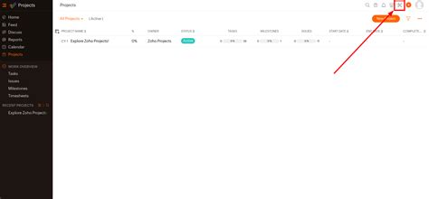 guides for zoho projects data migration