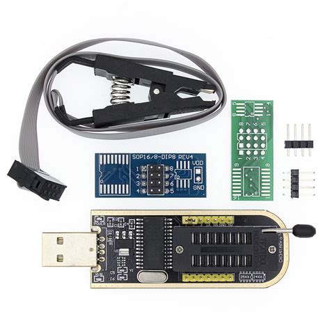 Ch341a Bios Usb Programmer Flasher For 2425 Series Eeprom With Sop Clip