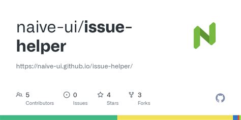 github naive ui issue helper naive issue helper