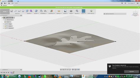 trying to render a leaf r fusion360
