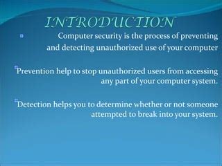 Security and Cryptography | PPT