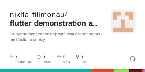 Github Nikita Filimonau Flutter Demonstration App Flutter Demonstration App With Split