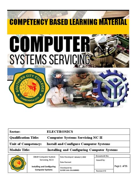 Toaz - Info Core 1 CBLM Install and Configure Computer Systems PR | PDF | Installation (Computer ...